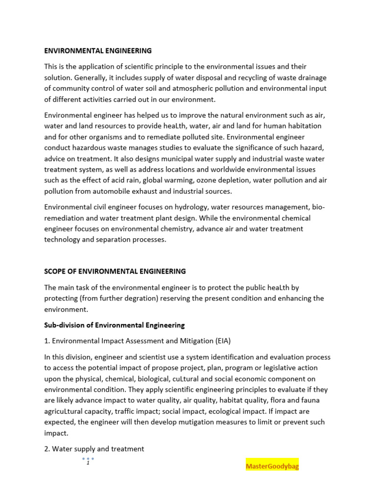 Cve423 Environmental - Engineering | PDF | Environmental Engineering | Water