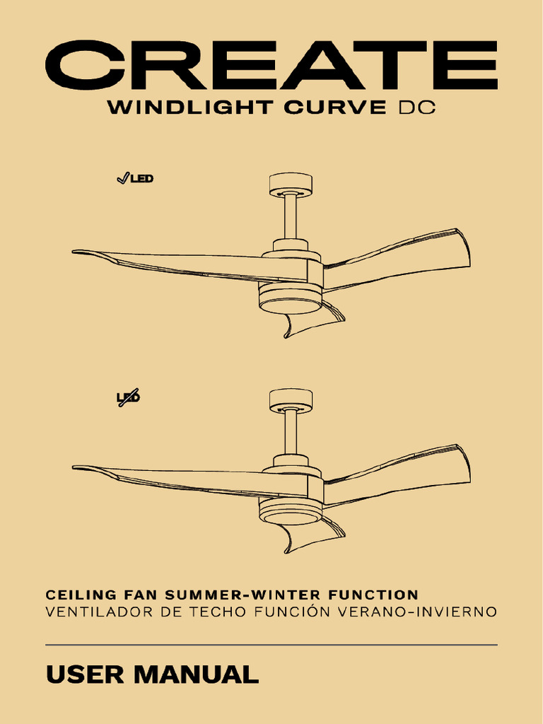 LOW Manual CREATE WINDLIGHT CURVE DC | PDF