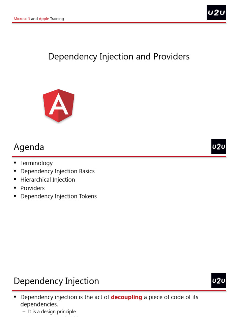 08 Dependency Injectionand Providers Pdf Software Engineering
