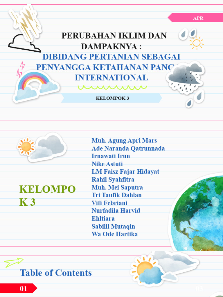 Kelompok 3 Perubahan Iklim | PDF