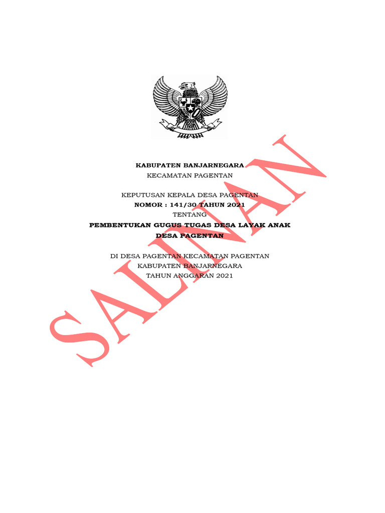 Pembentukan Gugus Tugas Desa Layak Anak Desa Pagentan 9ykuzm ... Pembentukan Gugus Tugas Desa Layak Anak Desa Pagentan 9ykuzm ...