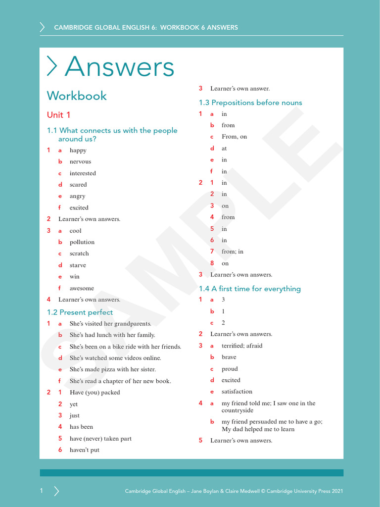 18 TR6 Workbook Answers | PDF | Whales | Volcano