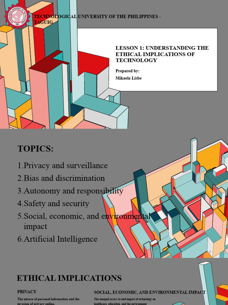 Lesson 1-Understanding The Ethical Implications of Technology | PDF ...