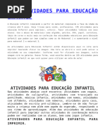 Atividades Criativas com Letras e Palavras | PDF | Ícone | Ilustração