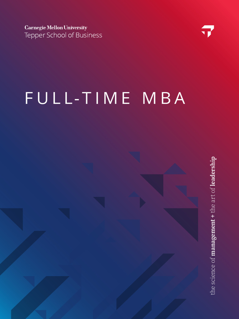 2021 Full Time MBA Viewbook - STP | PDF | Carnegie Mellon University ...