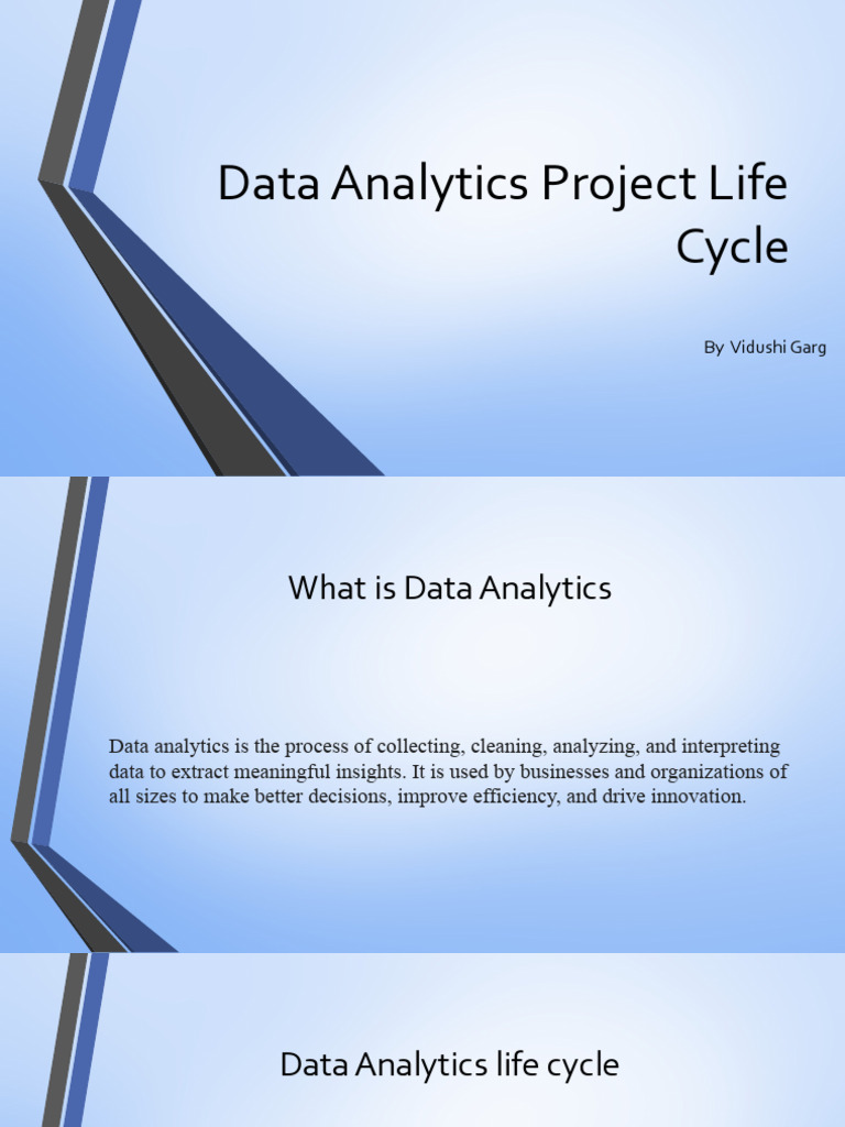 Data Analytics Project Life Cycle | PDF | Analytics | Data Data Analytics Project Life Cycle | PDF | Analytics | Data
