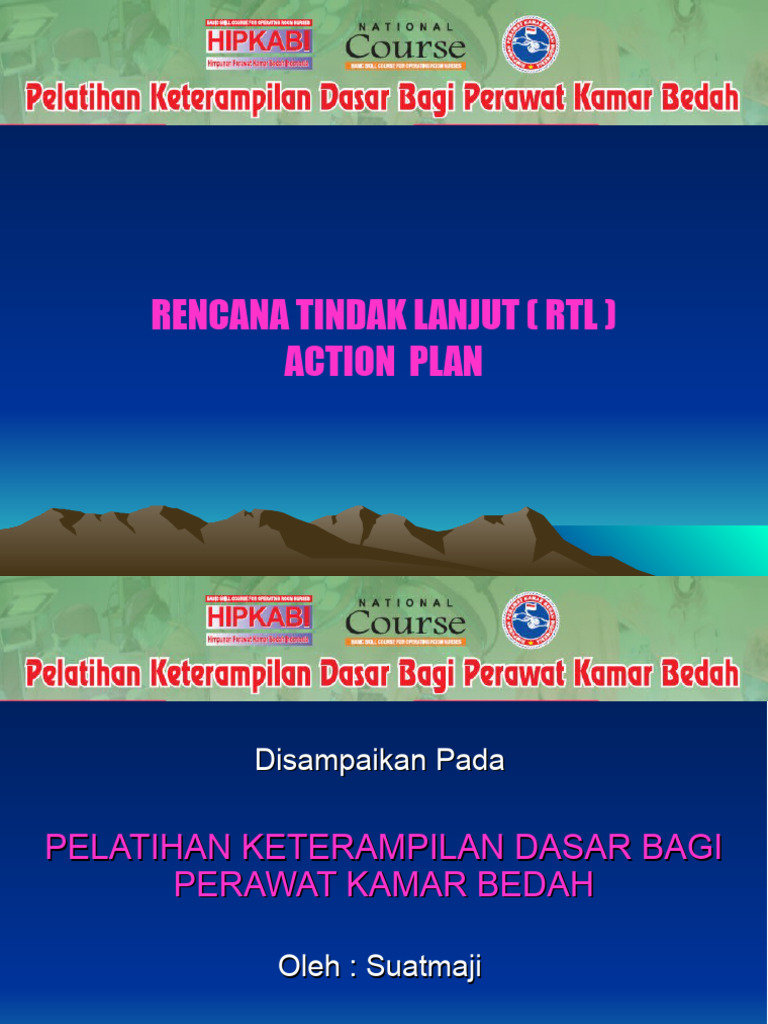 Rencana Tindak Lanjut (RTL) Action Plan | PDF