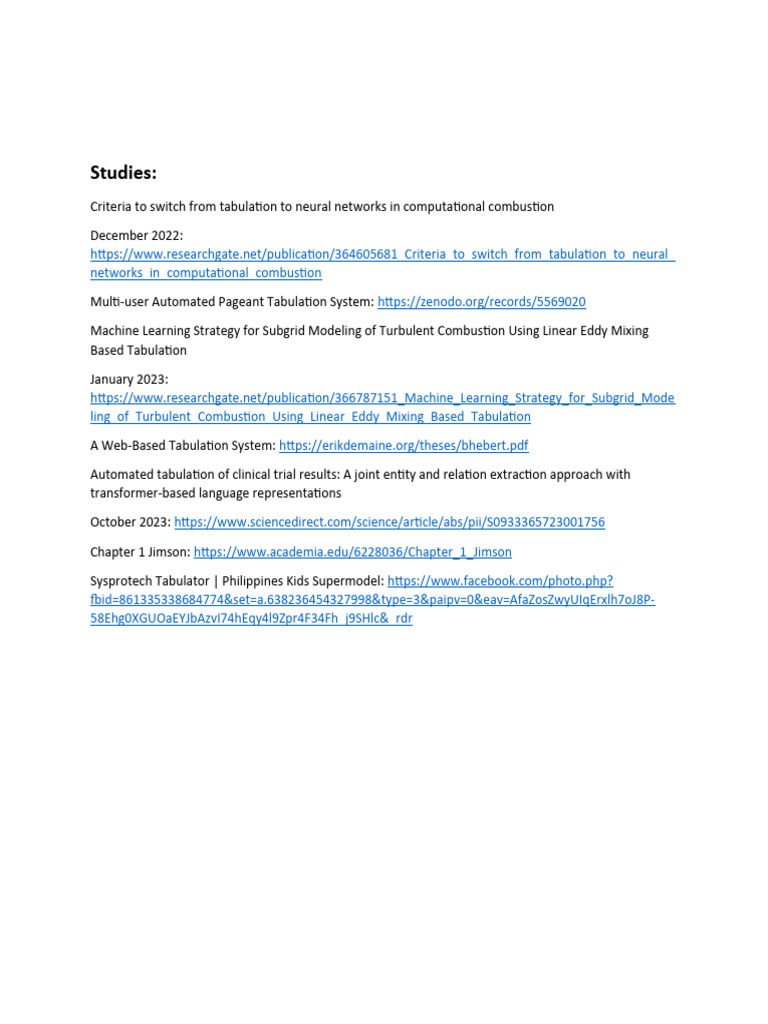 Tabulation-2 0 | PDF