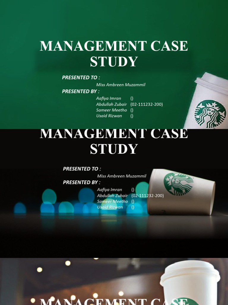Management Case Study | PDF