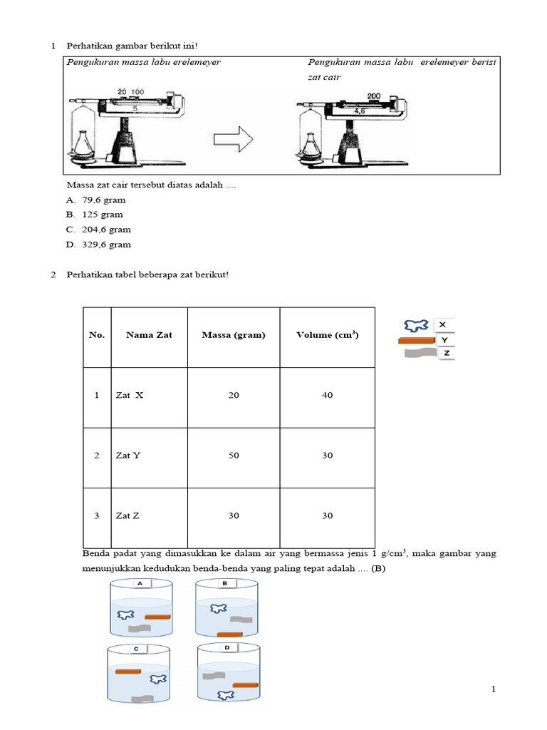 Latihan Soal Usek Fis | PDF