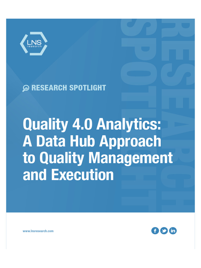 Quality Hub 4.0 | PDF | Analytics | Quality Management