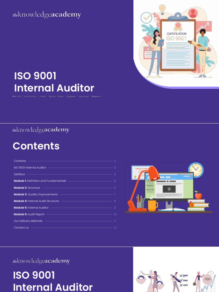ISO 9001 Internal Auditor | PDF | Iso 9000 | Internal Audit