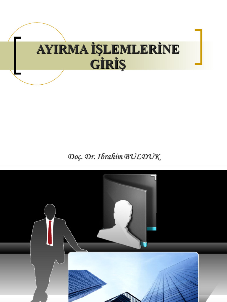 Ayirma İşlemleri̇ | PDF