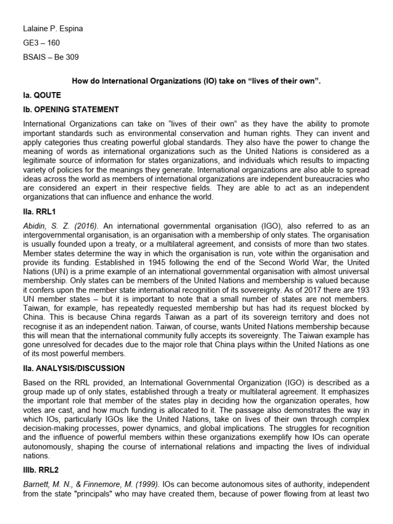 GE3 Forum#4 | PDF | Policy | Autonomy