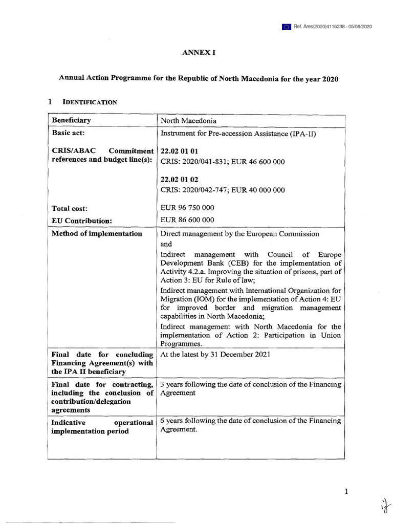 3 Annex I Annual Action Programme-EU4Resiliance and Annex II General ...