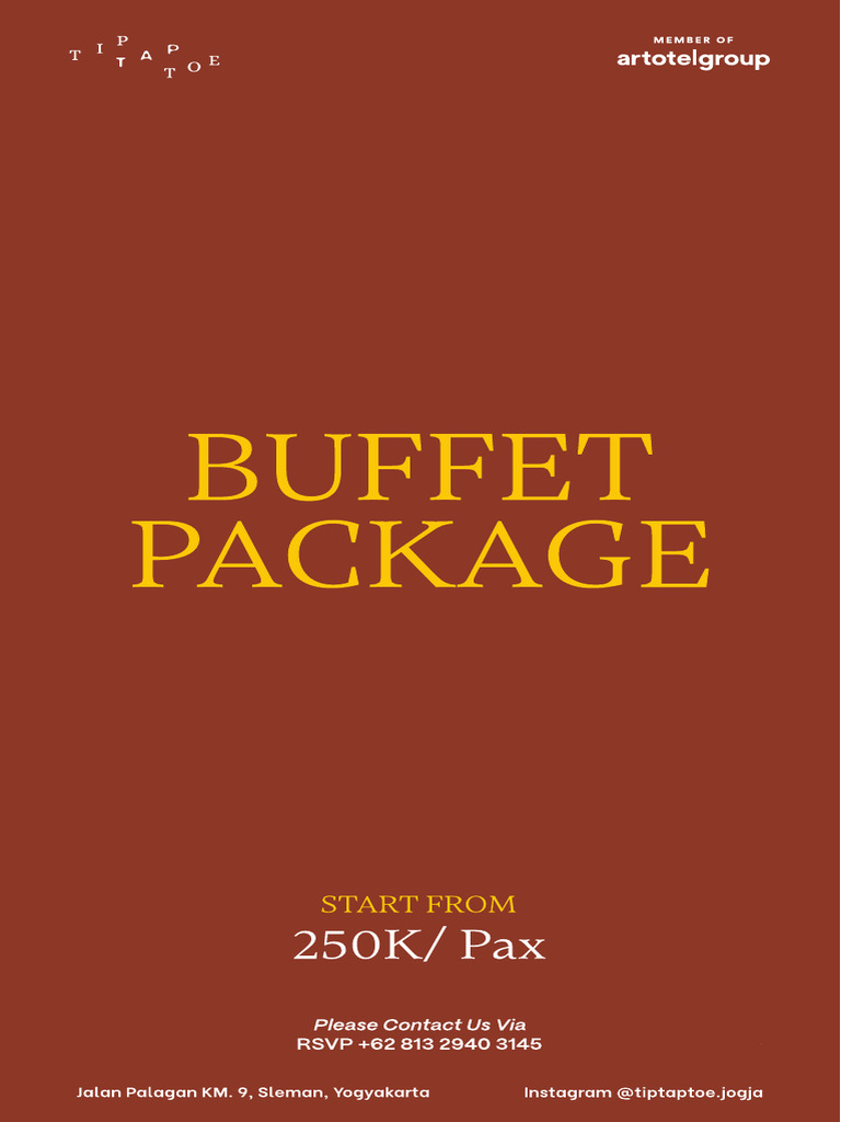Menu Buffet New 250-450 | PDF