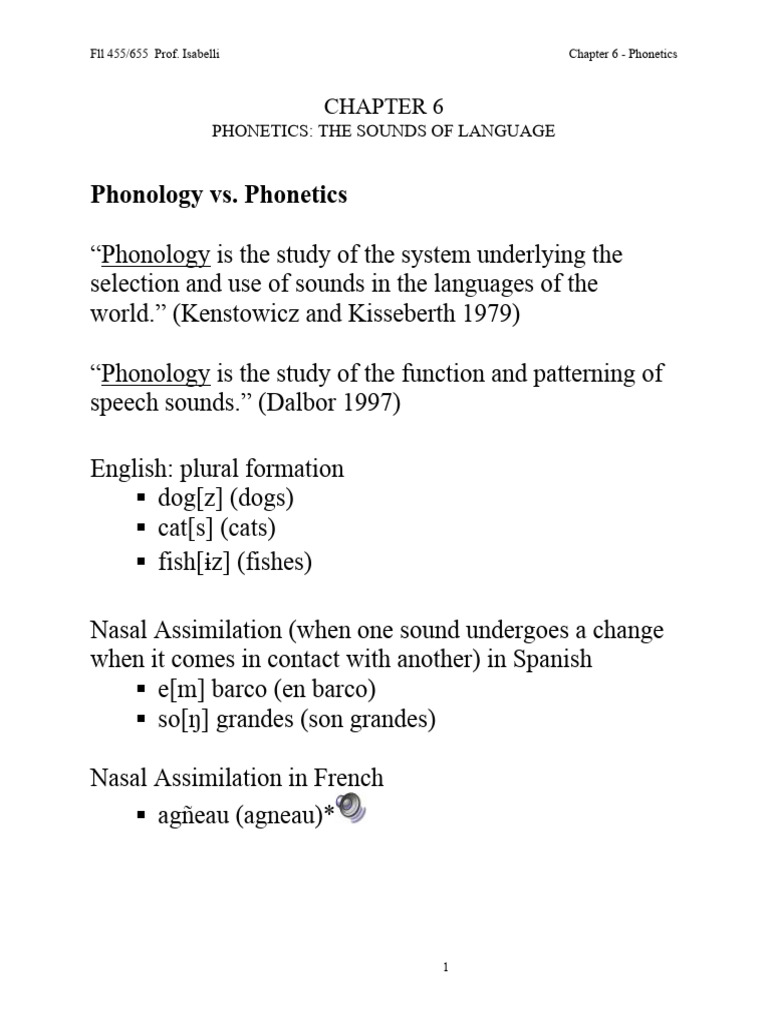 Phonology vs. Phonetics | PDF | Phonetics | Human Communication