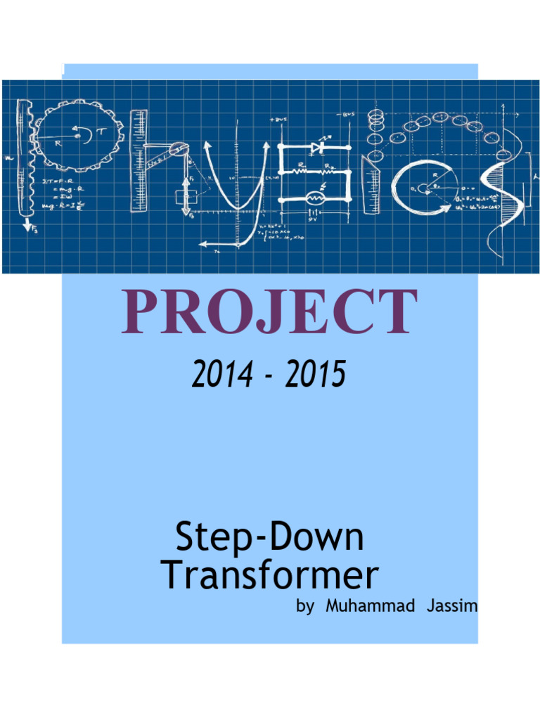 Step Down Transformer Class 12 Physics Project | PDF | Transformer ...