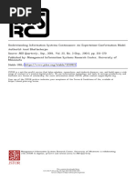 BHATTACHERJEE.A. 2001.understanding Information Systems Continuance - An Expectation ...