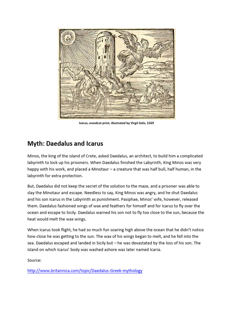 Daedalus Icarus | PDF