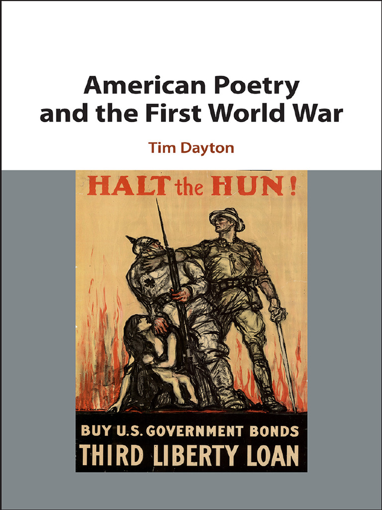 American Poetry and The First World War (University of South Alabama ...