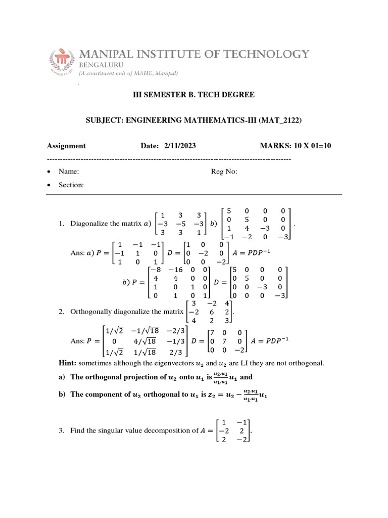 Assignment | Download Free PDF | Algebra | Functional Analysis Assignment | Download Free PDF | Algebra | Functional Analysis