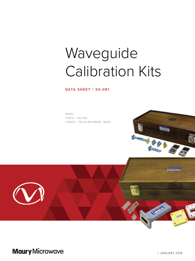 Waveguide Calibration Kit | PDF | Metrology | Computer Engineering