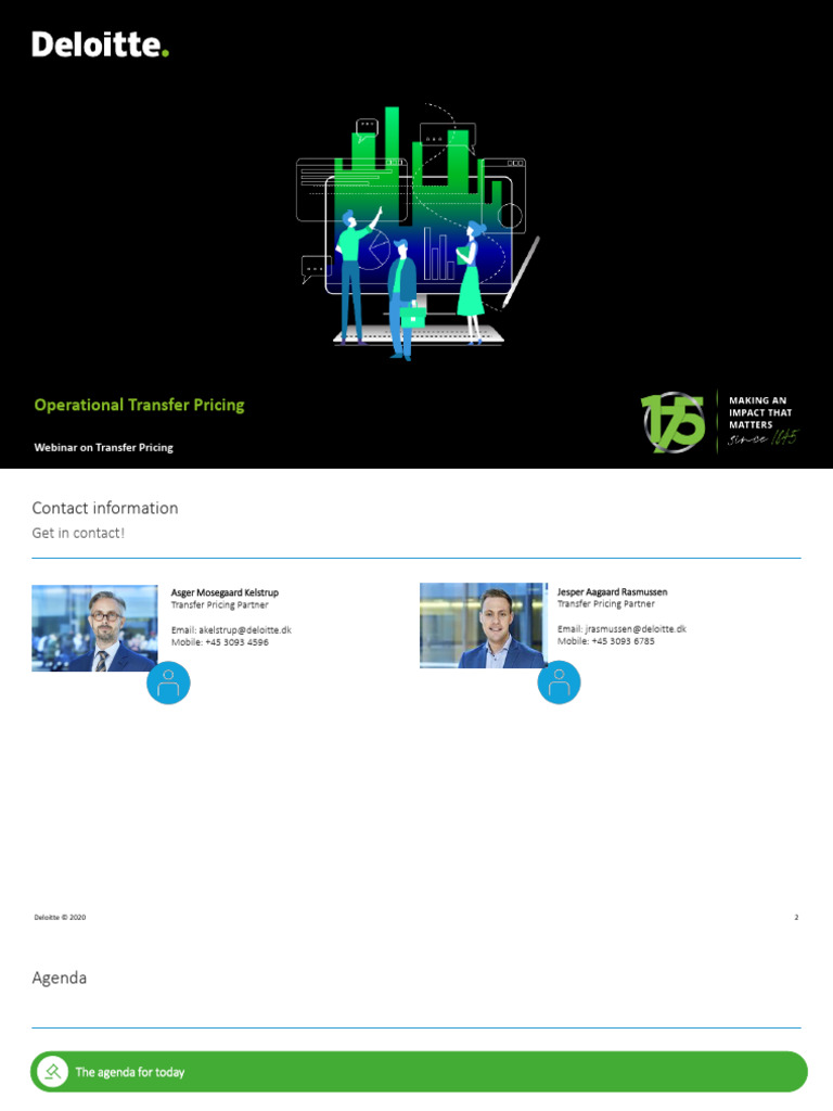 Deloitte - TP Webinar 29 Oct 2020 W Eg | PDF | Cost | Expense