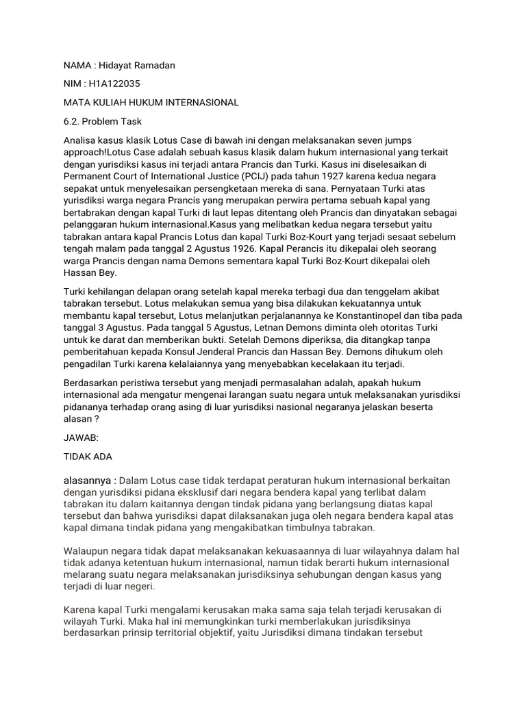 Hukum Internasional | PDF