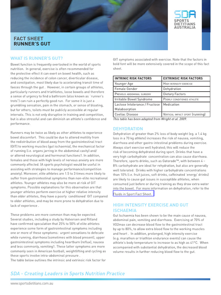 Runners Gut - SD Version | PDF | Coeliac Disease | Gastrointestinal Tract