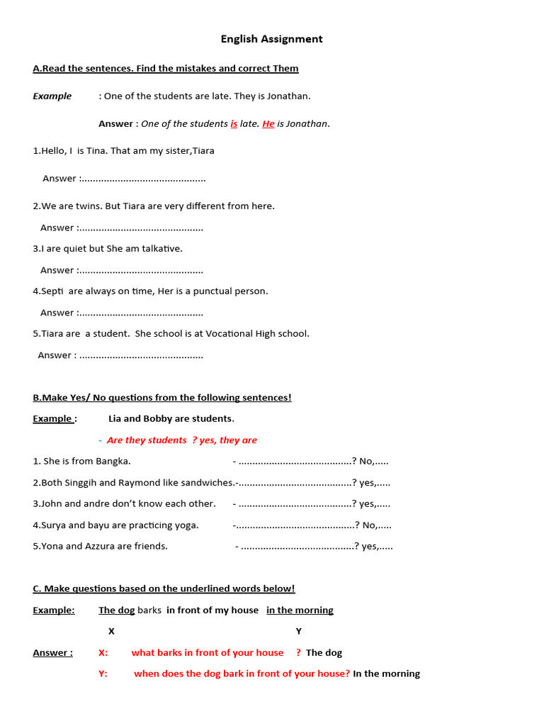 English Assignment | PDF