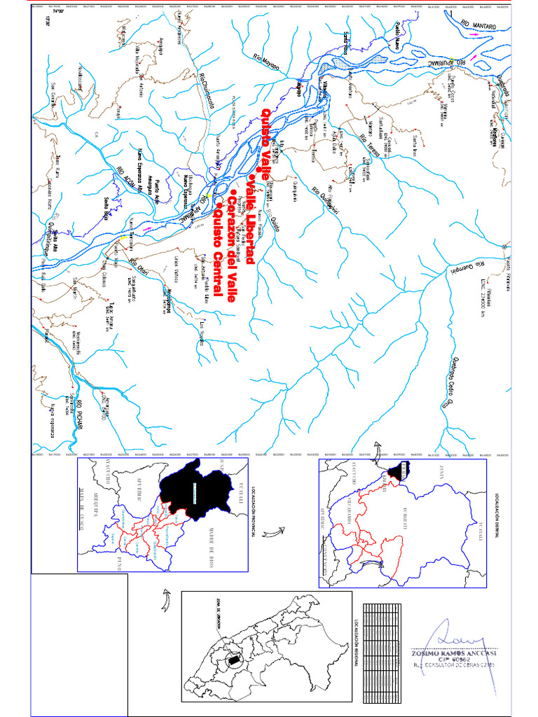 Mapa de Ucayali y sus regiones | PDF
