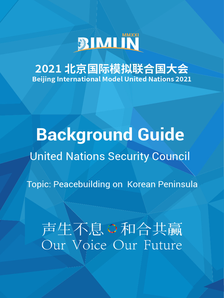 BIMUN2021 - UNSC - Background Guide | PDF | Treaty On The Non ...