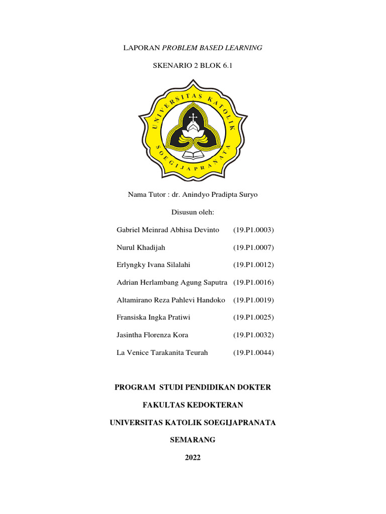Skenario 2 - PBL Kel 3 - Blok 6.1 | PDF