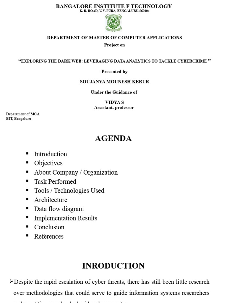 MCA - Project PPT Format | PDF | Cybercrime | Computer Security