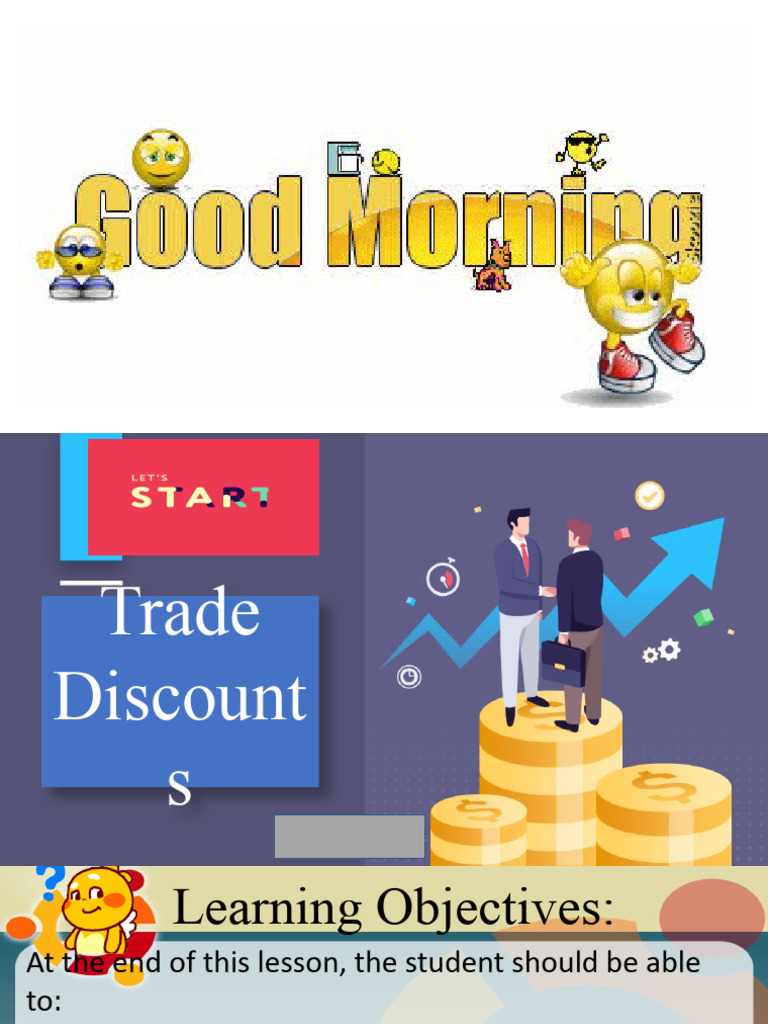 Lesson 4 Trade Discounts | PDF | List Price | Discounts And Allowances