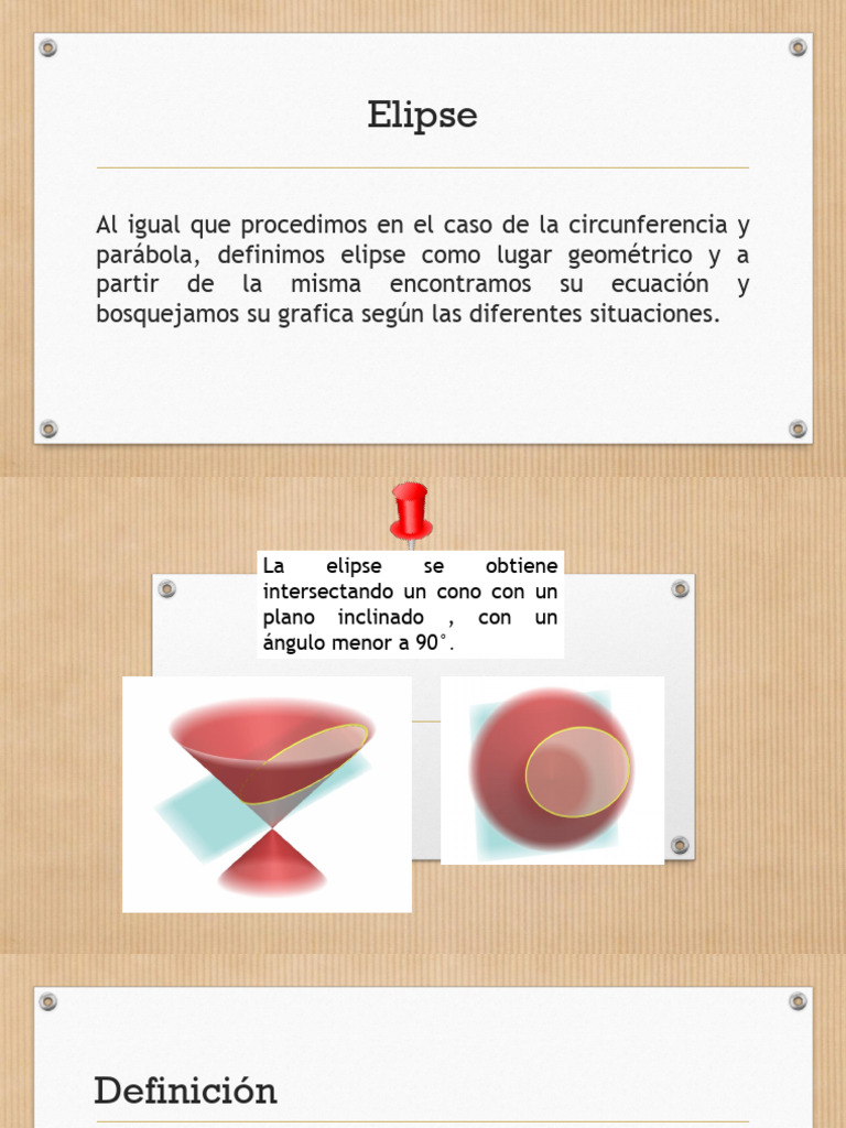 Distancia Focal y Ejes de la Elipse | PDF | Elipse | Distancia