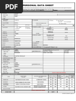 CS Form No. 212 Revised-2017 Personal-Data-Sheet | PDF | Government ...