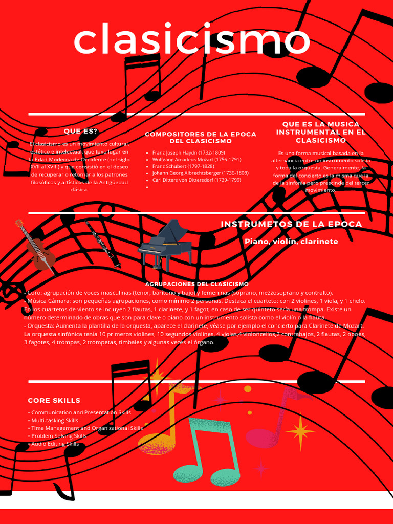 Clasicismo | PDF | Periodo Clásico (Música) | Orquestas