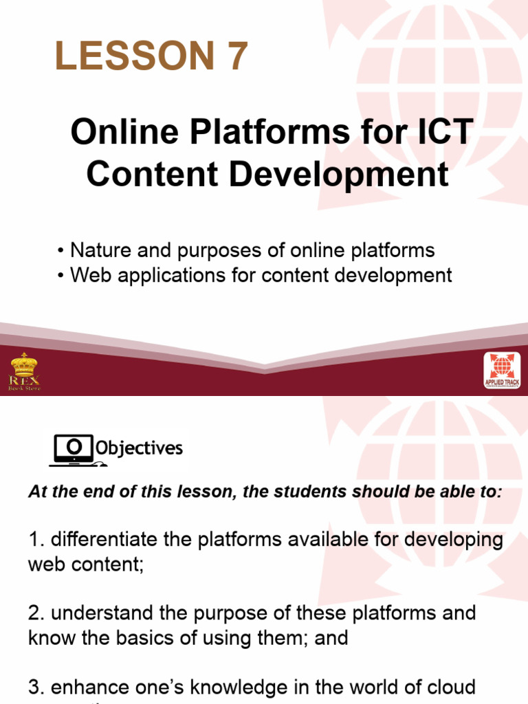 7 Online Platforms For ICT Content Development | PDF | Blog | Websites
