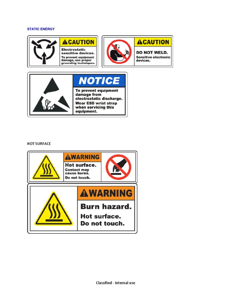 Safety Signage for Hazard Awareness | PDF | Business
