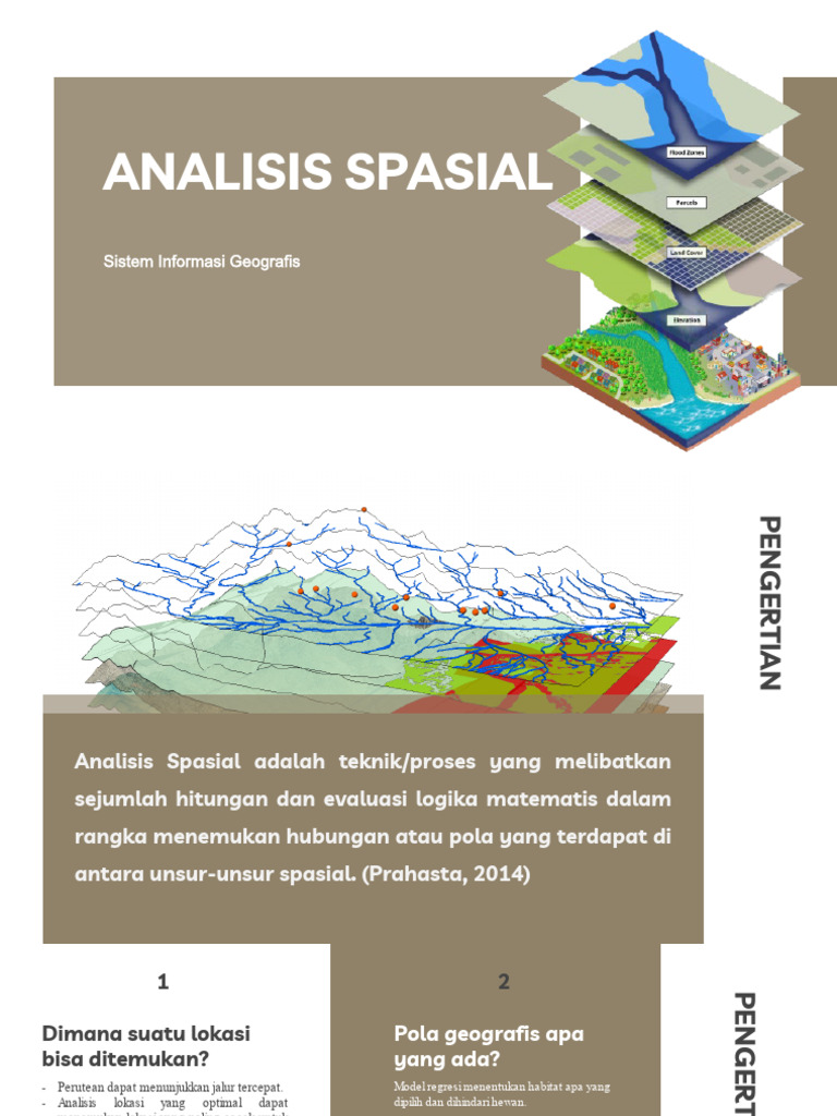 Analisis Spasial dalam SIG | PDF | Metode & Bahan Ajar | Sains & Matematika