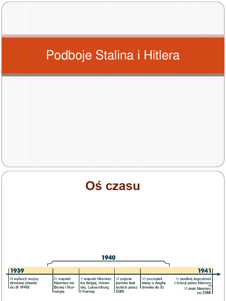 Podboje Stalina I Hitlera | PDF