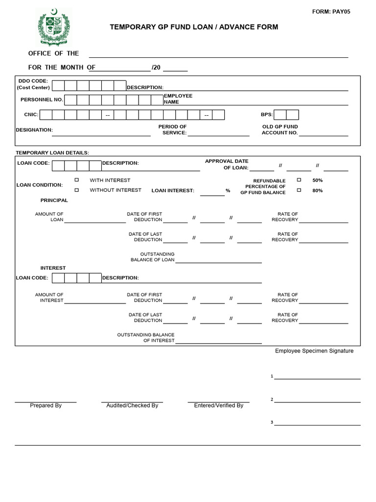 GPF Temp | PDF | Loans | Banking