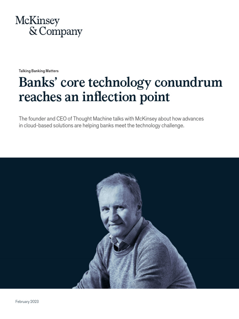 Banks Core Technology Conundrum Reaches An Inflection Point | PDF ...