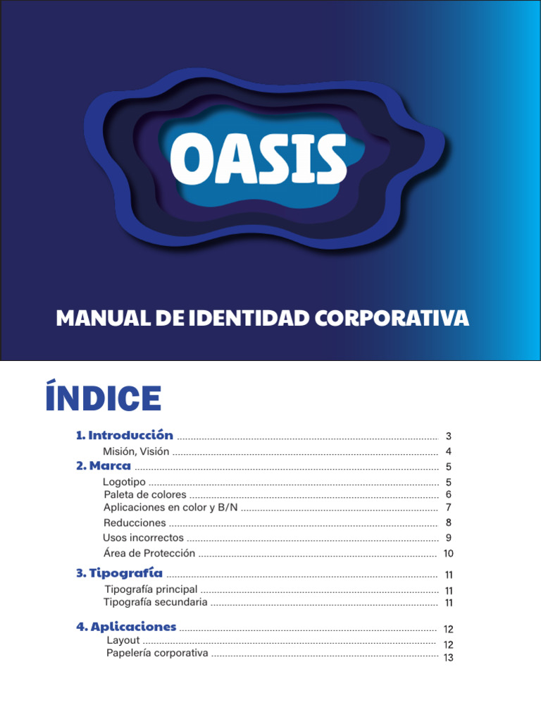 Manual de Identidad Corporativa - Oasis | PDF | Modelo de color Rgb ...