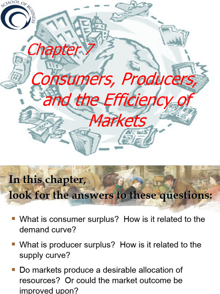 Lecture 07 - Chapter7 - Consumers - Producers - Efficiency | PDF ...