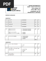 Grade 8 Term 3 Project Memo | PDF | Prime Number | Mathematics