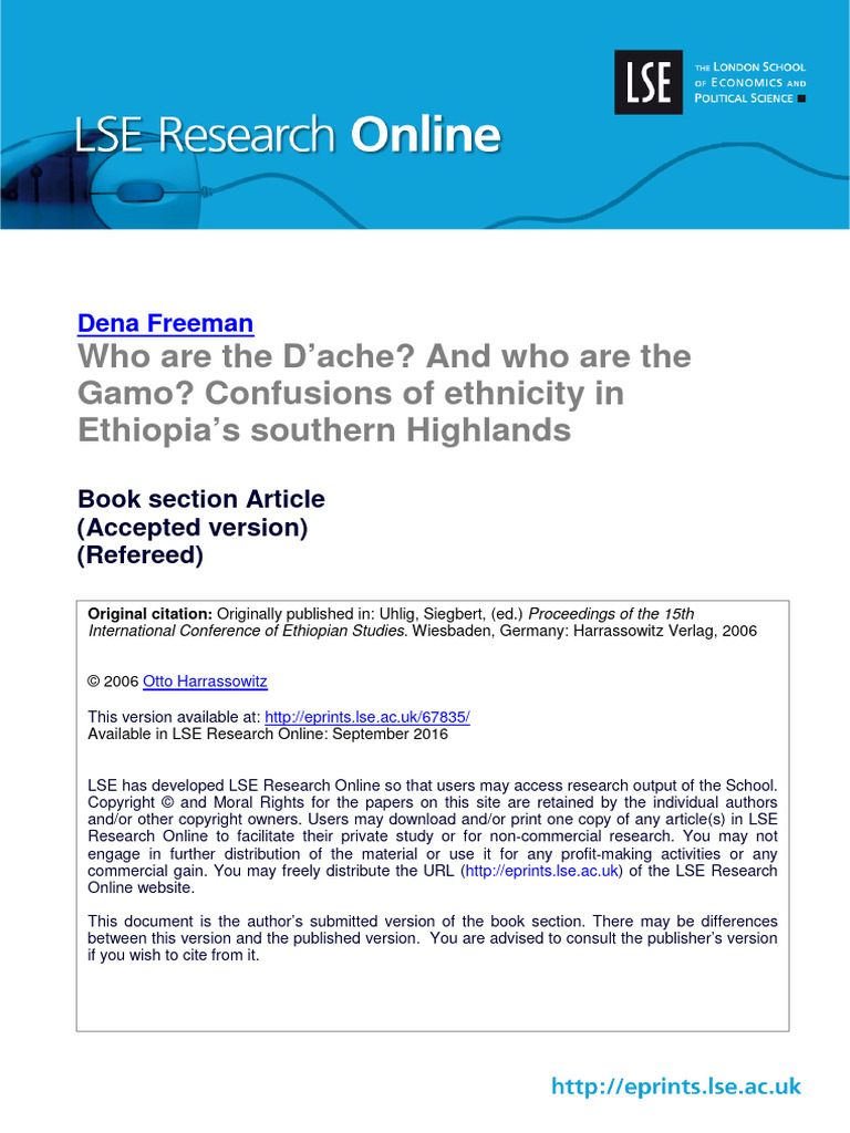 Freeman - Who Are The Gamo | PDF | Sacrifice