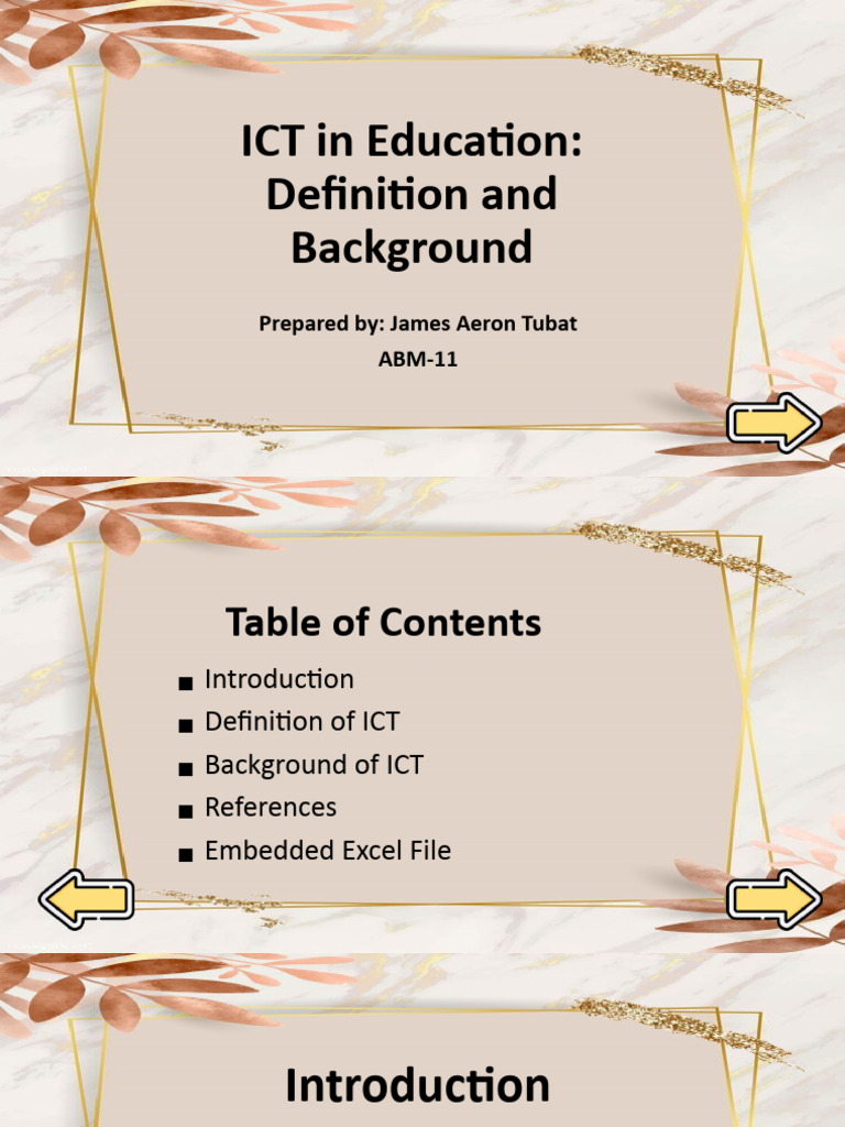 Ict (Power Point) | PDF | Information Technology | Educational Technology